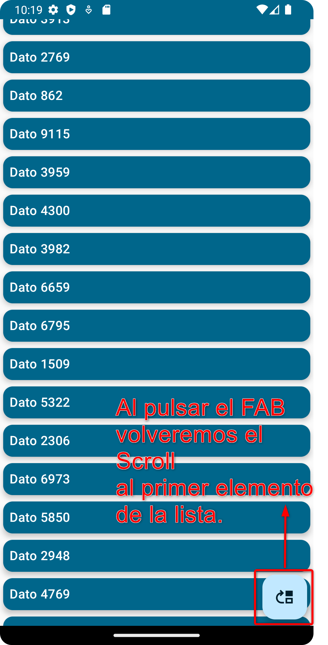 PMDM 2º DAM Tema 3.6 - Listas y cuadriculas de datos